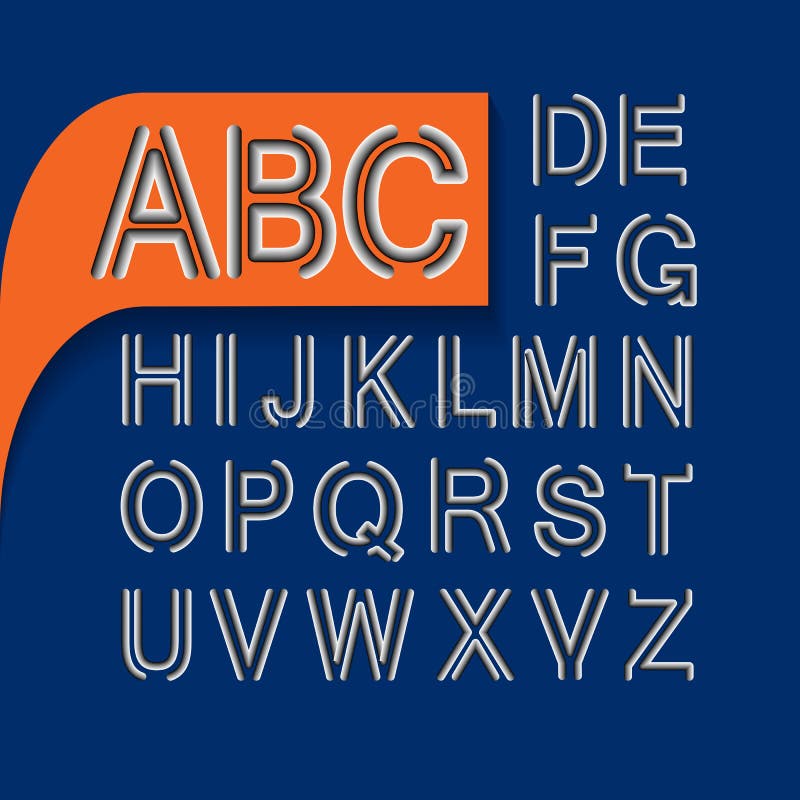 Vector Alphabet. Letters Set for Your Design Stock Vector ...