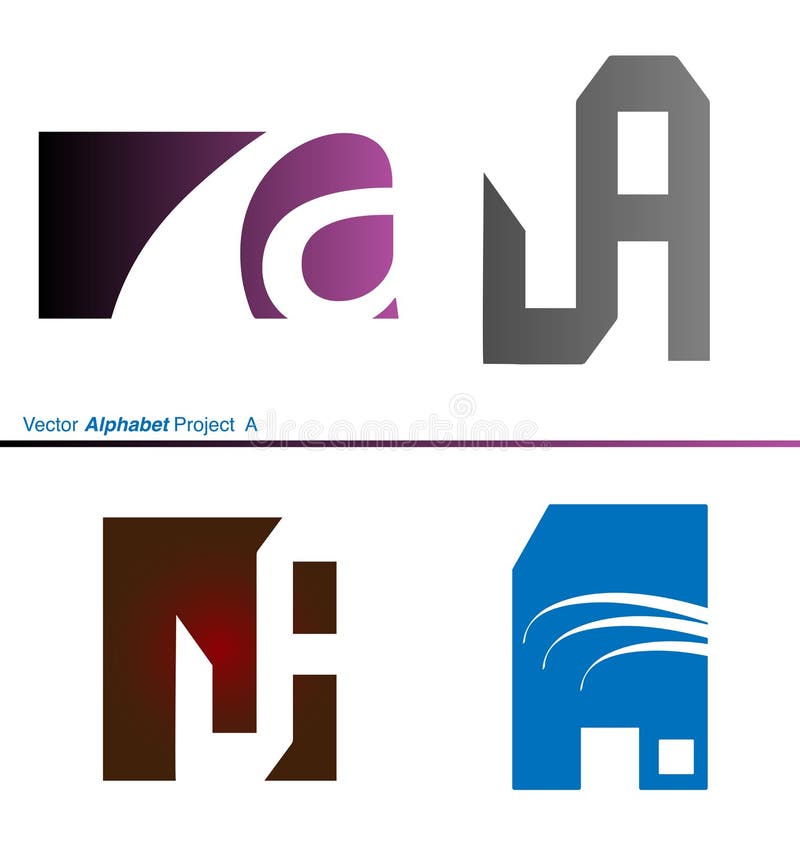 Vector Alphabet Project G stock vector. Illustration of style - 31287934