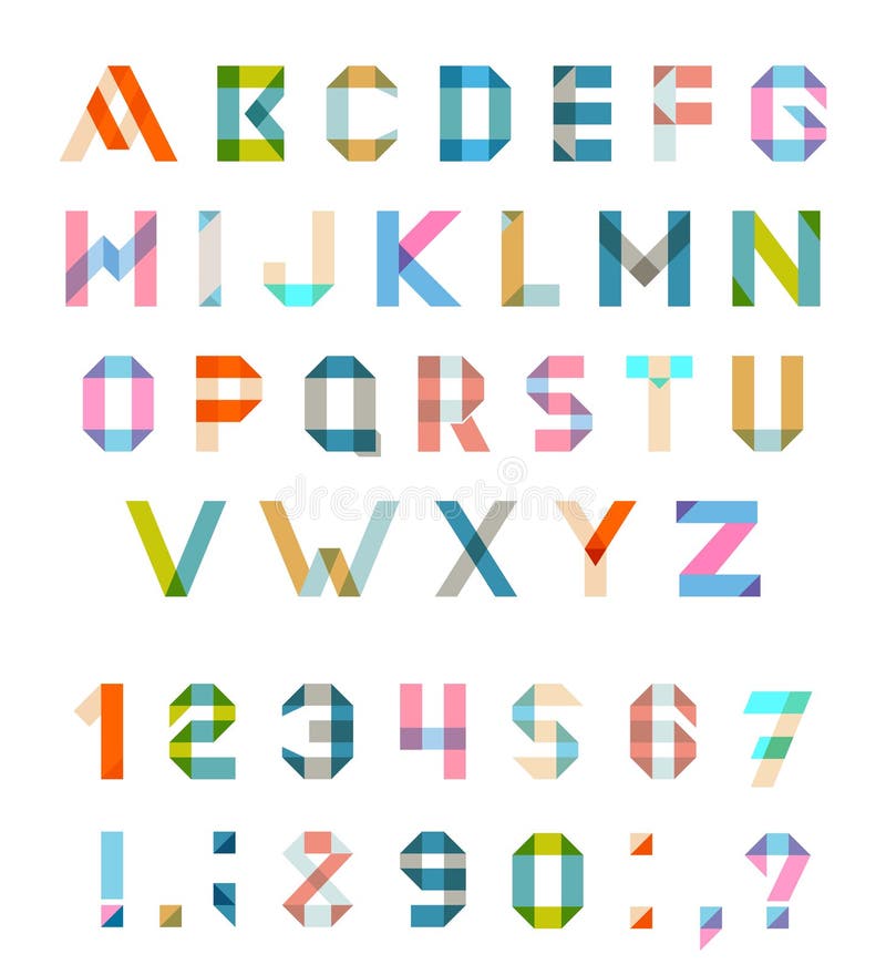 Vector Alphabet Set stock illustration. Illustration of element - 54109692