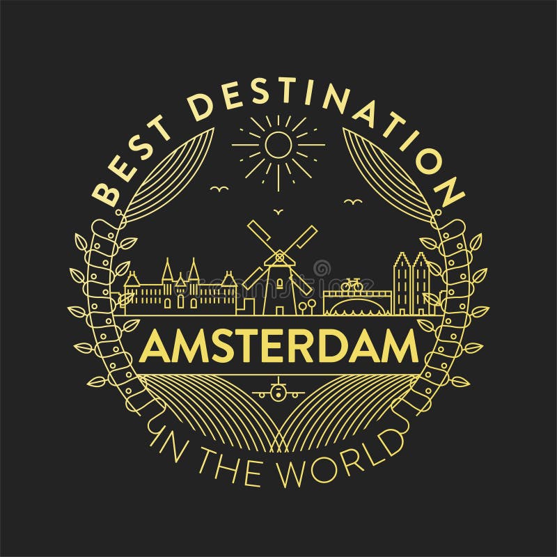 Amsterdam City Logo Stock Illustrations – 445 Amsterdam City Logo Stock ...