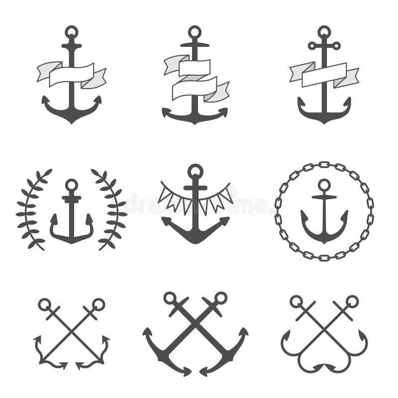 Anchor Stock Illustrations – 77,765 Anchor Stock Illustrations, Vectors ...