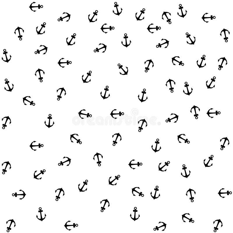 Vector anchor pattern stock vector. Illustration of holiday - 24306001