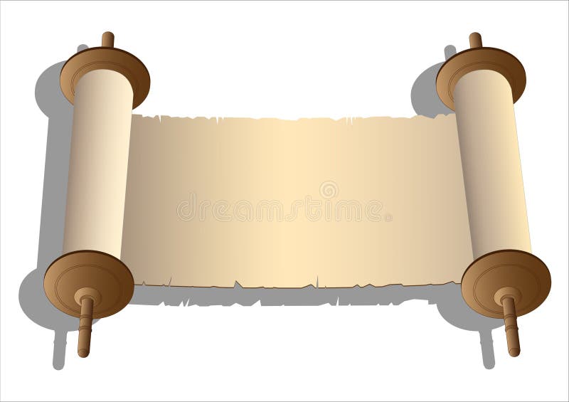 Vector ancient scrolls stock illustration. Illustration of bible - 21088085