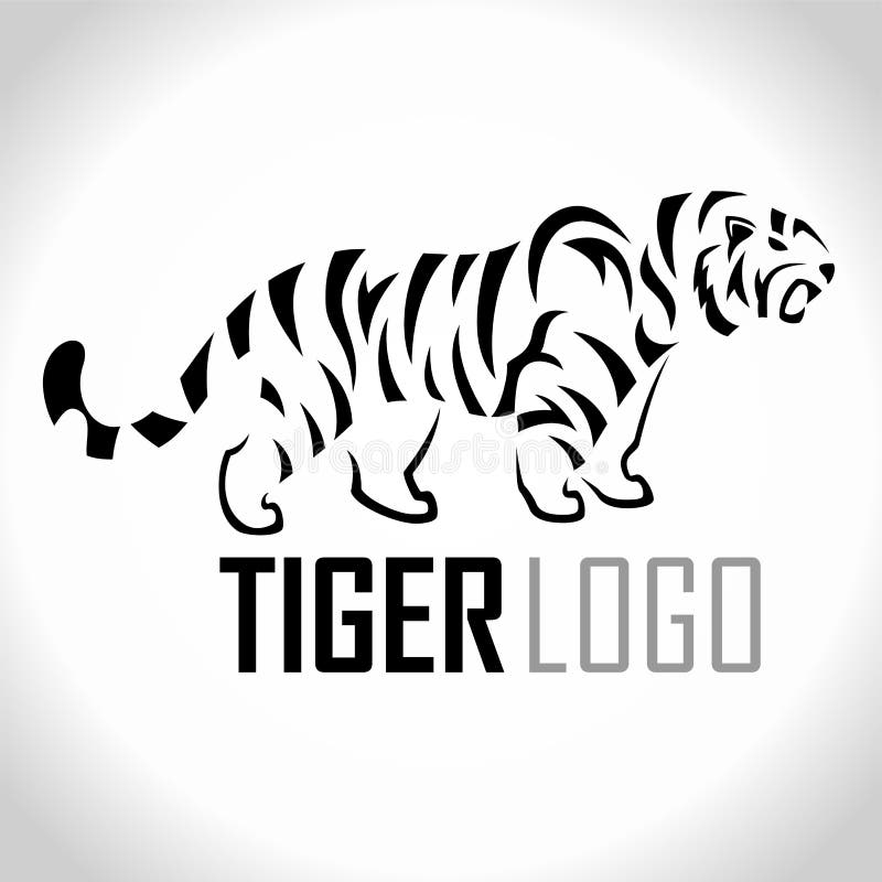 Vector Angry Tiger Mascot Logo Stock Vector - Illustration of fang ...