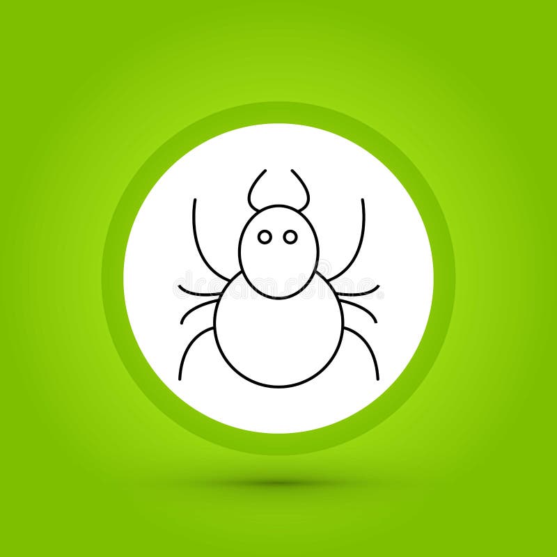 Vector Ant Icon in Creative Design with Elements for Mobile and Stock ...