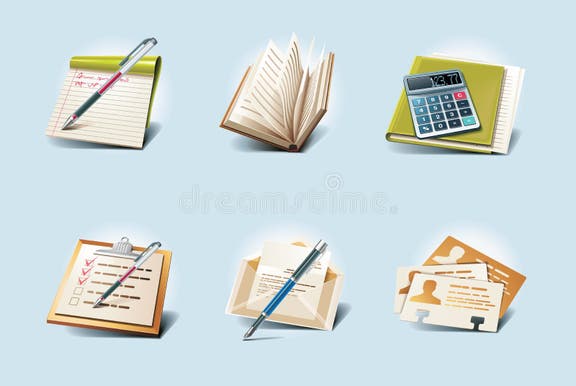 Vector Application Icons. Part 1 Stock Vector - Illustration of mail ...