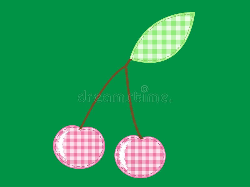 Vector applique fabric stock vector. Illustration of cartoon - 15590806