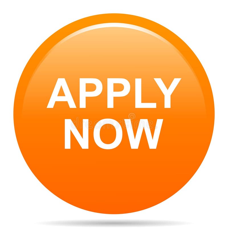 Vector Apply Now Orange Icon Round Web Button Stock Vector ...