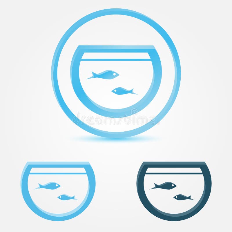 Vector Aquarium (fish Tank) Icon Stock Vector - Illustration of element ...