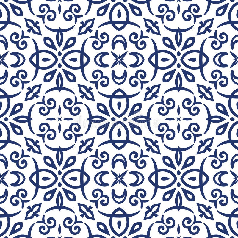 Blue Origami Mosque Window Ramadan Kareem Greeting Card with Arabic ...