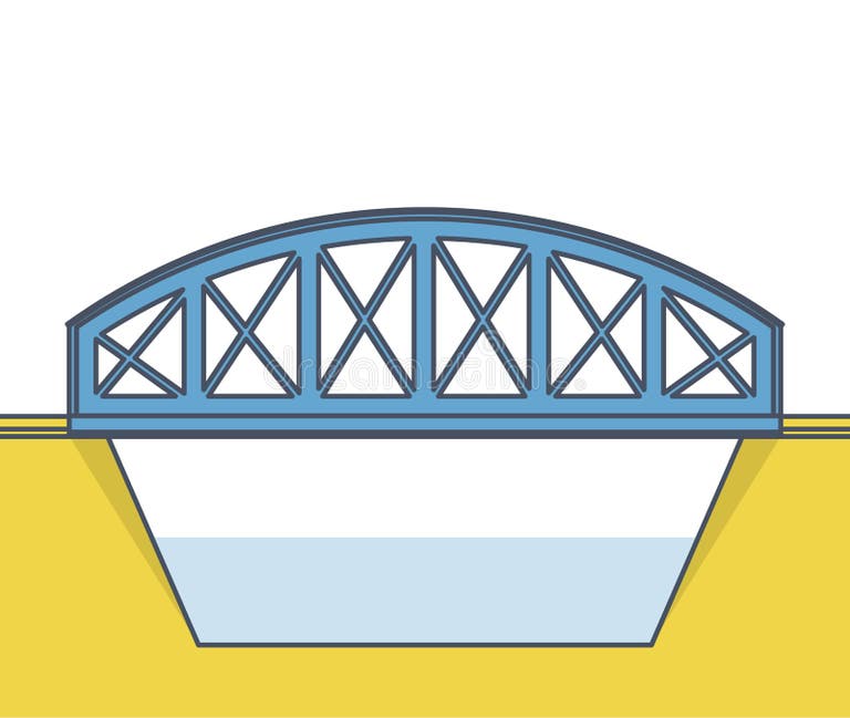 Isolated Bridge Side View Stock Illustrations – 318 Isolated Bridge ...