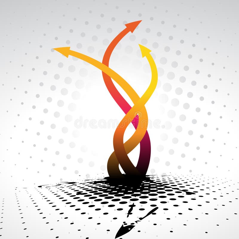Vector arrow design stock vector. Illustration of motion - 16463496