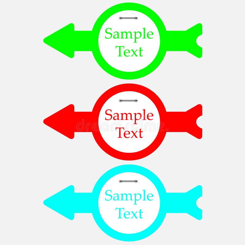 Vector arrow labels stock vector. Illustration of gray - 36447742