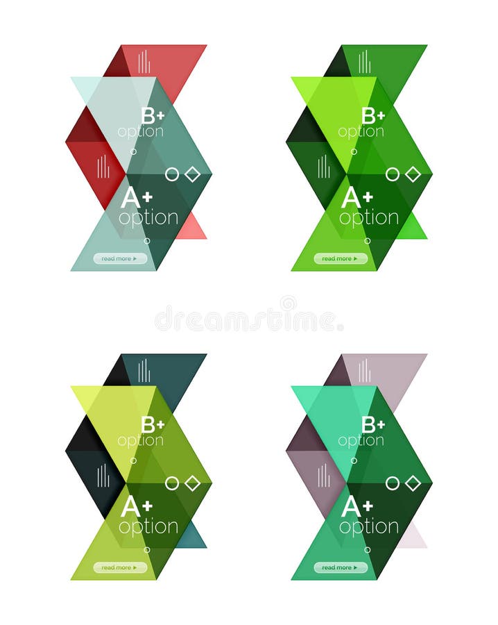 Vector Arrow Option Infographic Templates Set Stock Vector ...