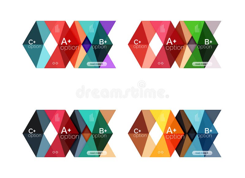 Vector Arrow Option Infographic Templates Set Stock Vector ...