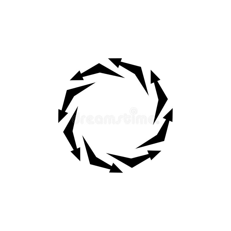 Vector Arrows in a Circle, Vicious Circle, Infinity Sign, Reloader Icon ...
