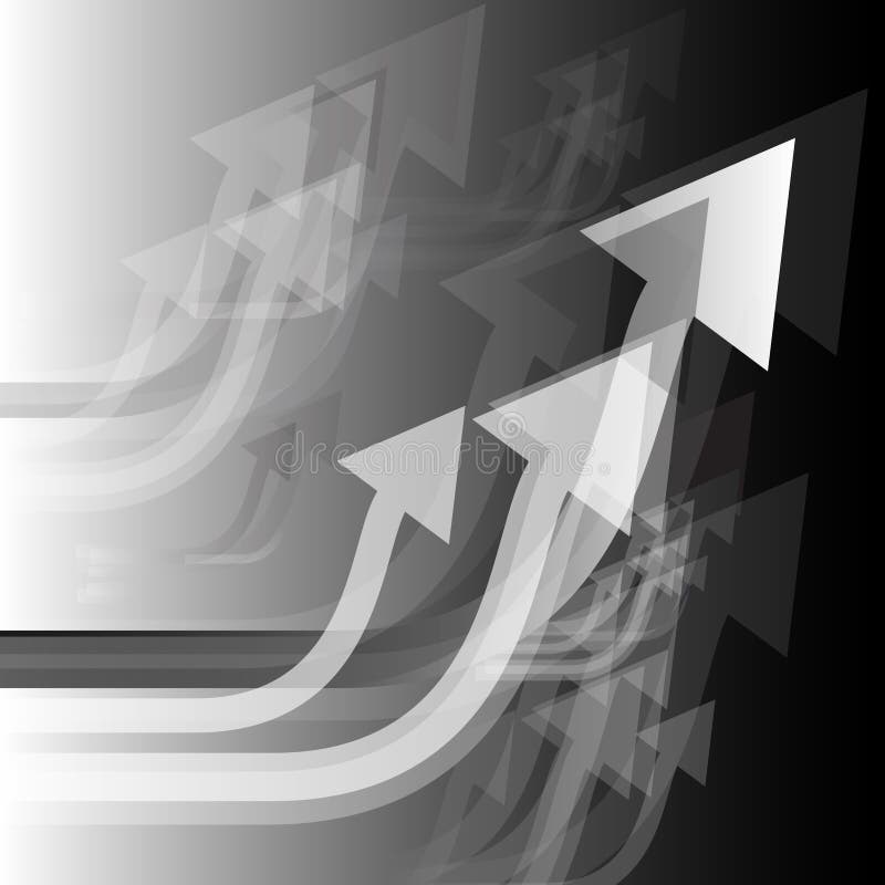 Vector arrows going up stock vector. Illustration of vector - 189160150