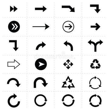 Vector Arrows stock vector. Illustration of leading, connection - 45786059