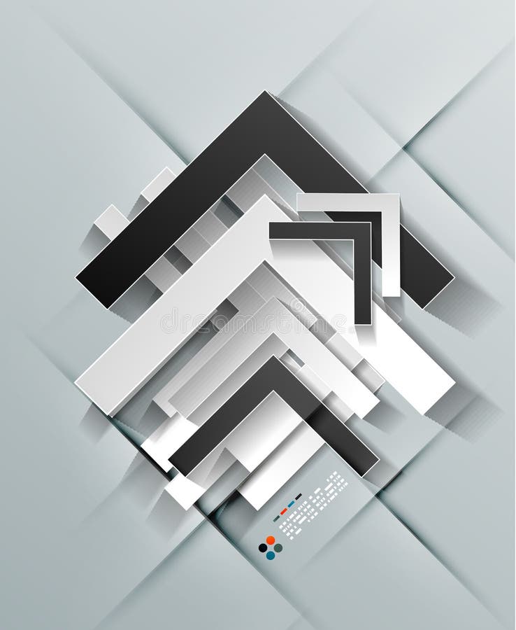 Paper Modern Infographic Geometric Templates Stock Vector ...