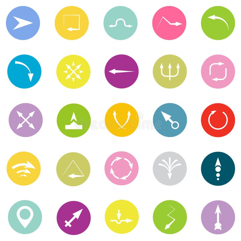 Vector Arrows Signs and Icons Illustration Stock Vector - Illustration ...