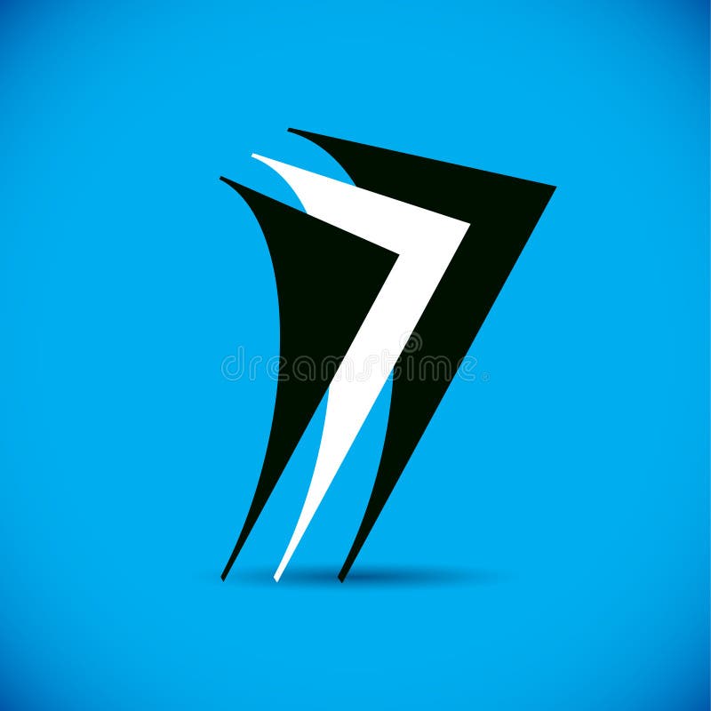 Vector Art Abstract Figure. Business Innovation Idea Creative Logo ...