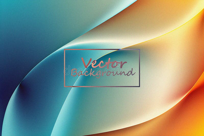 Vector Art Abstract of Orange, Blue Colors Tone. Background Wallpaper ...