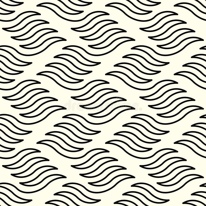 Repeating Patterns of Pantograph Quilting Design Stock Illustration ...