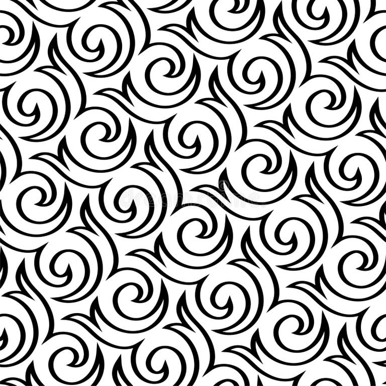 Repeating Patterns of Geometric Continuous Line Stock Vector ...