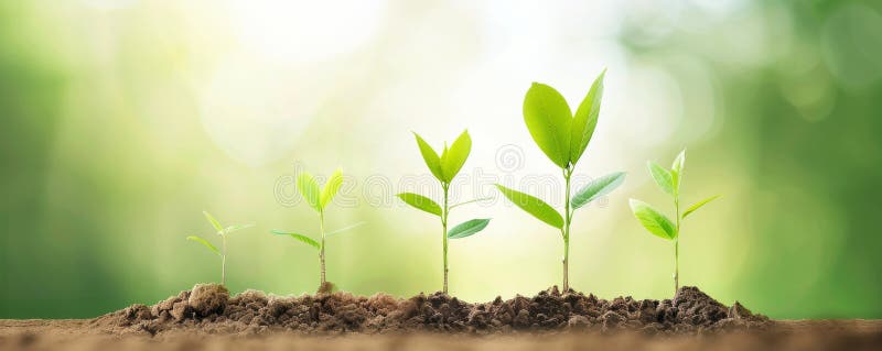 Vector Art of Business Graph Growing into Tree Branches, Sustainable ...