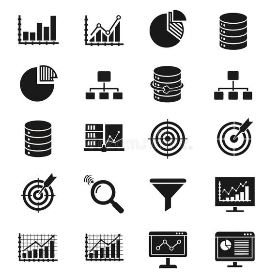 Vector Art of Collection of Various Data Analysis and Visualization ...