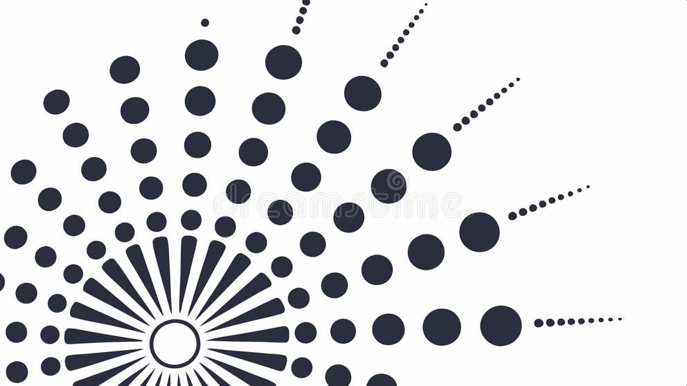 Radial Sun Rays Design, Abstract Decorative Element, Vector Art Design ...