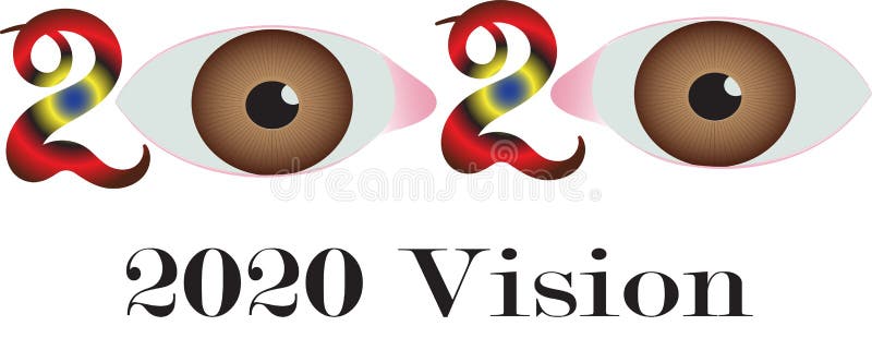 2020 Vision vector Concept stock vector. Illustration of eyes - 168108687
