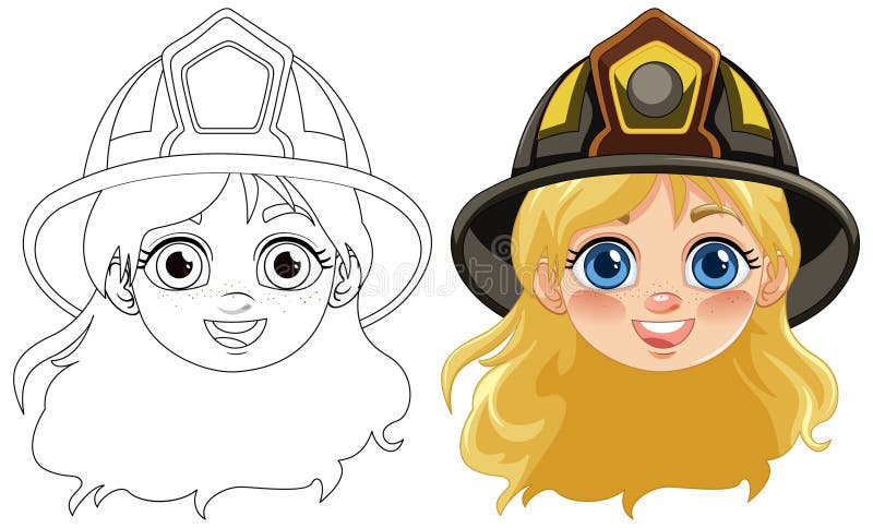 Vector art of a happy girl stock vector. Illustration of kids - 333287333