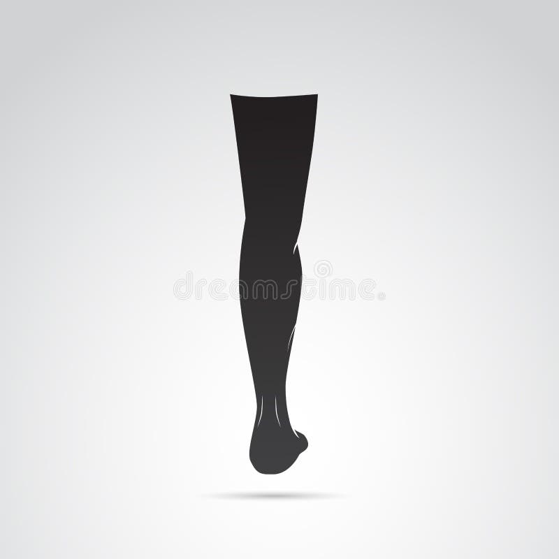 Human Legs Vector Icon Set on White Background. Stock Vector ...