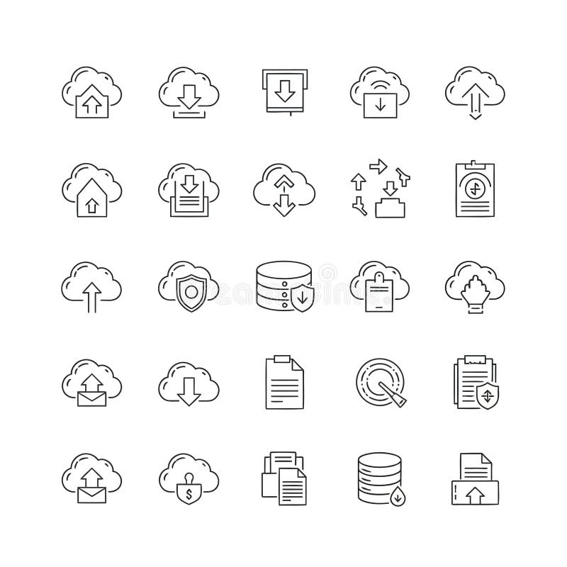 Cloud Computing Drawing Stock Illustrations – 10,575 Cloud Computing ...