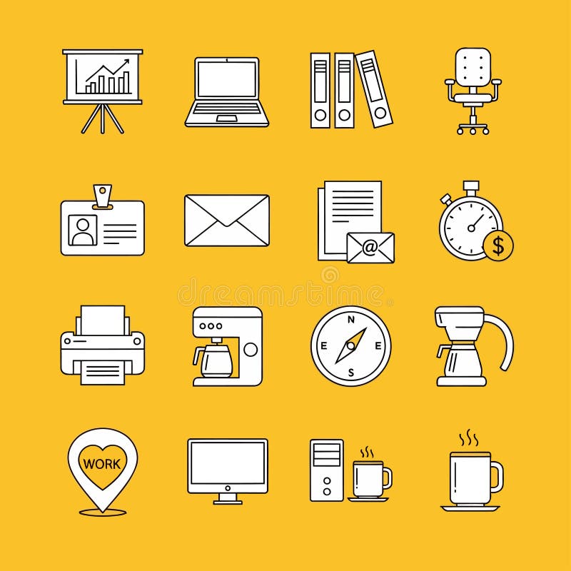 Typical Office Work Environment Stock Illustrations – 318 Typical ...