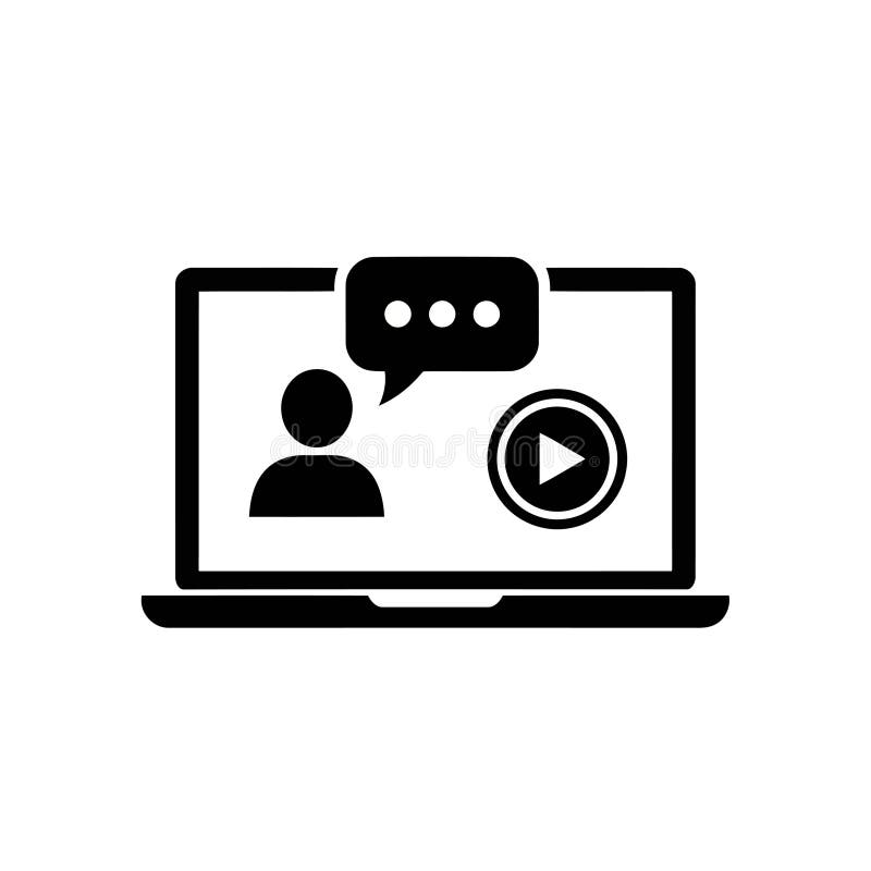 Online Video Tutorial Stock Illustrations – 23,527 Online Video ...