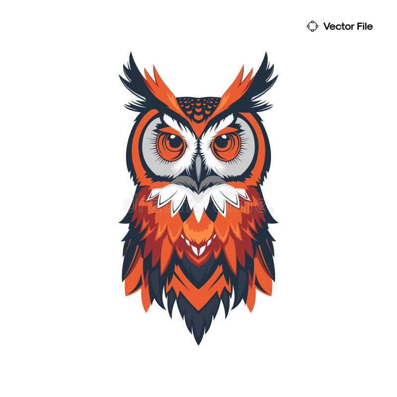 Vector Art of a Owl, Vector Owl, T Shirt Design Stock Vector ...