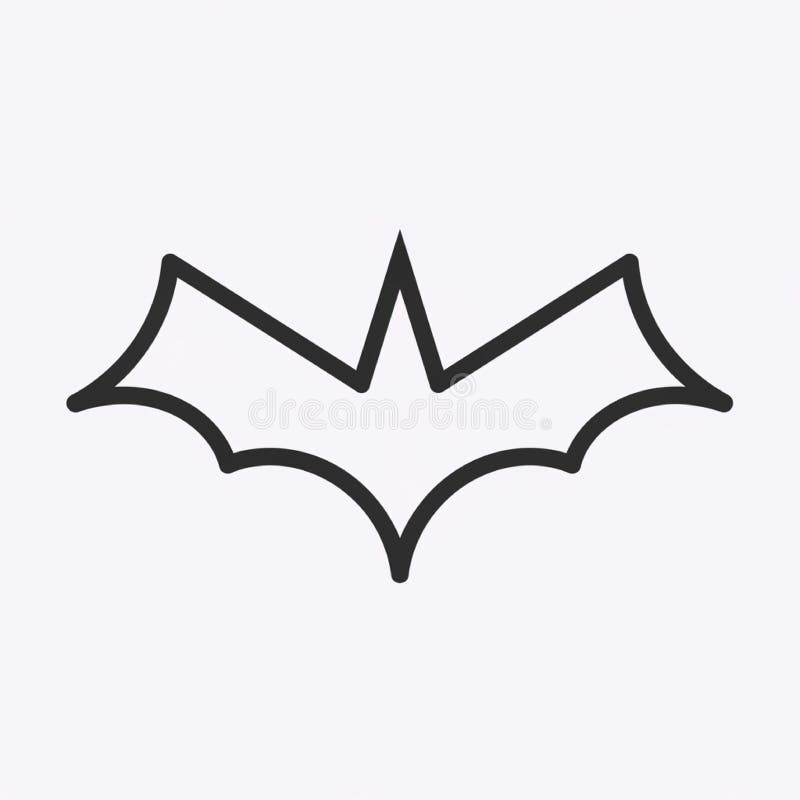 Batman Symbol Outline