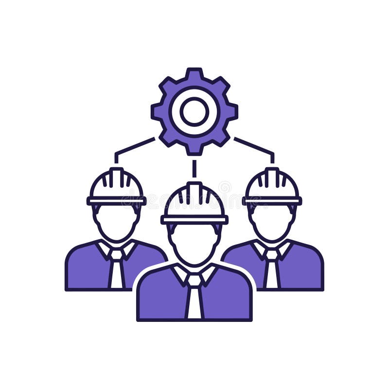 Team of Engineers Innovating in Advanced Robotics Laboratory. Stock ...