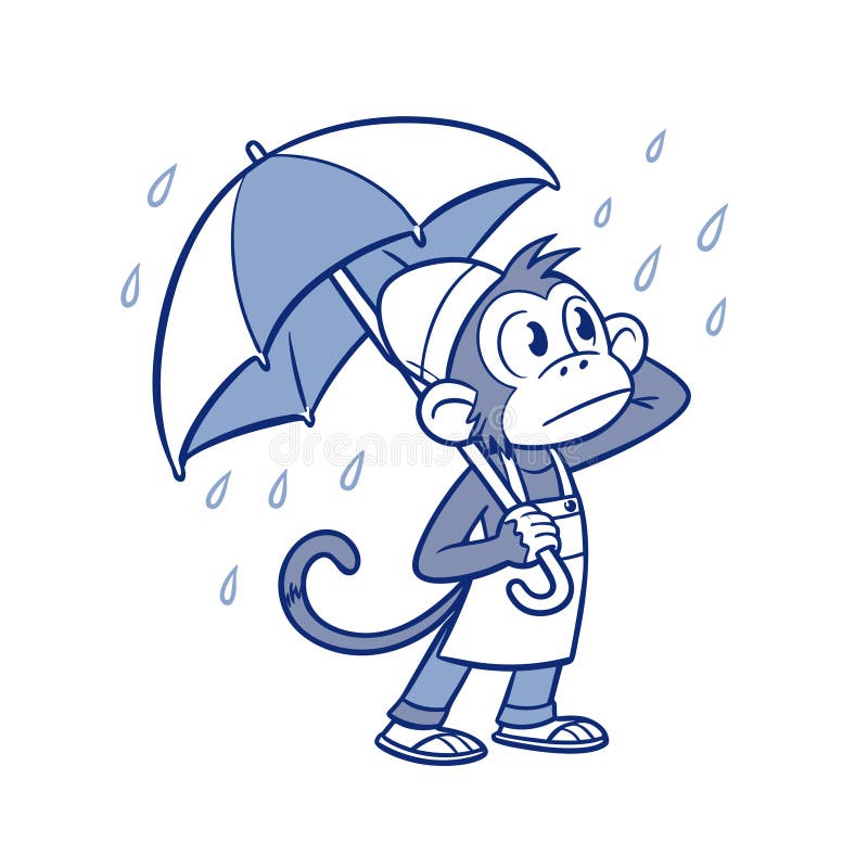 Weather Monkey Exploring Stock Illustrations – 12 Weather Monkey ...