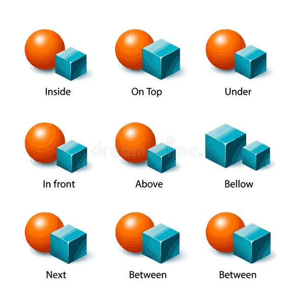 Vector Art of Visual Representation of Spatial Relationships ...