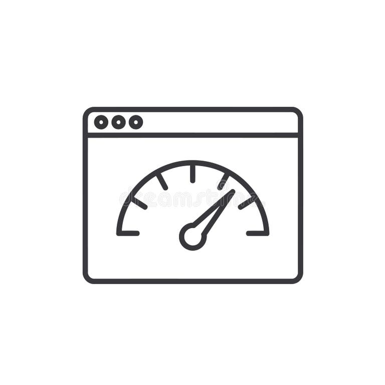 Website Speedometer Stock Illustrations – 4,654 Website Speedometer ...