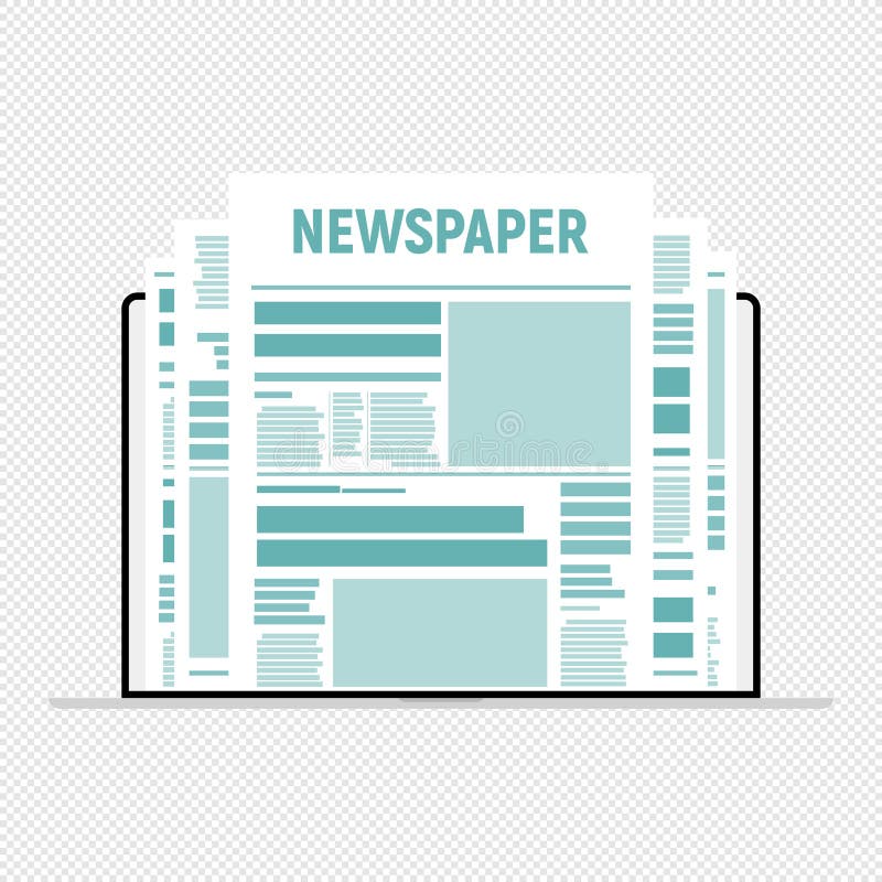 Vector Article Writing Design Concept, Flat Style with Article News ...