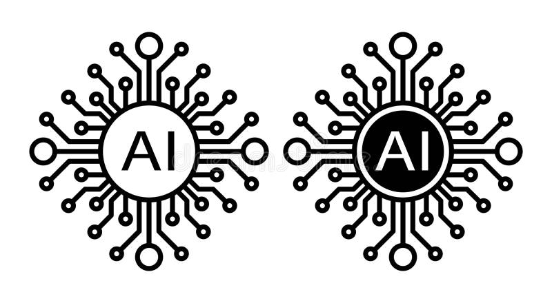 AI chip cpu icon design stock vector. Illustration of augmented - 292238180 AI chip cpu icon design stock vector. Illustration of augmented - 292238180