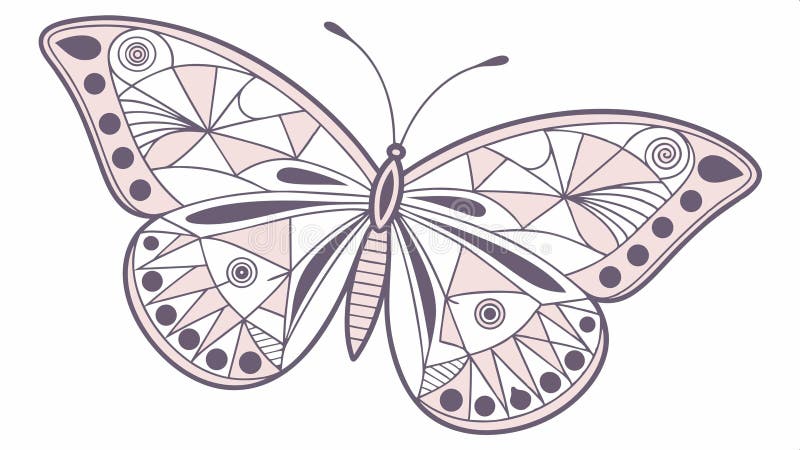 Butterfly Illustration, Insect Wing Pattern Design Vector Design ...