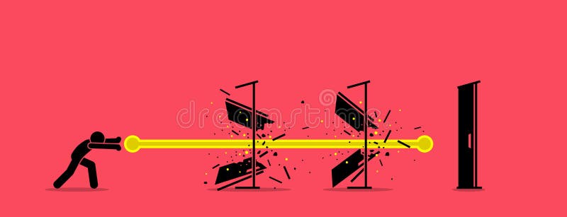 Stick Man Barriers Stock Illustrations – 8 Stick Man Barriers Stock ...