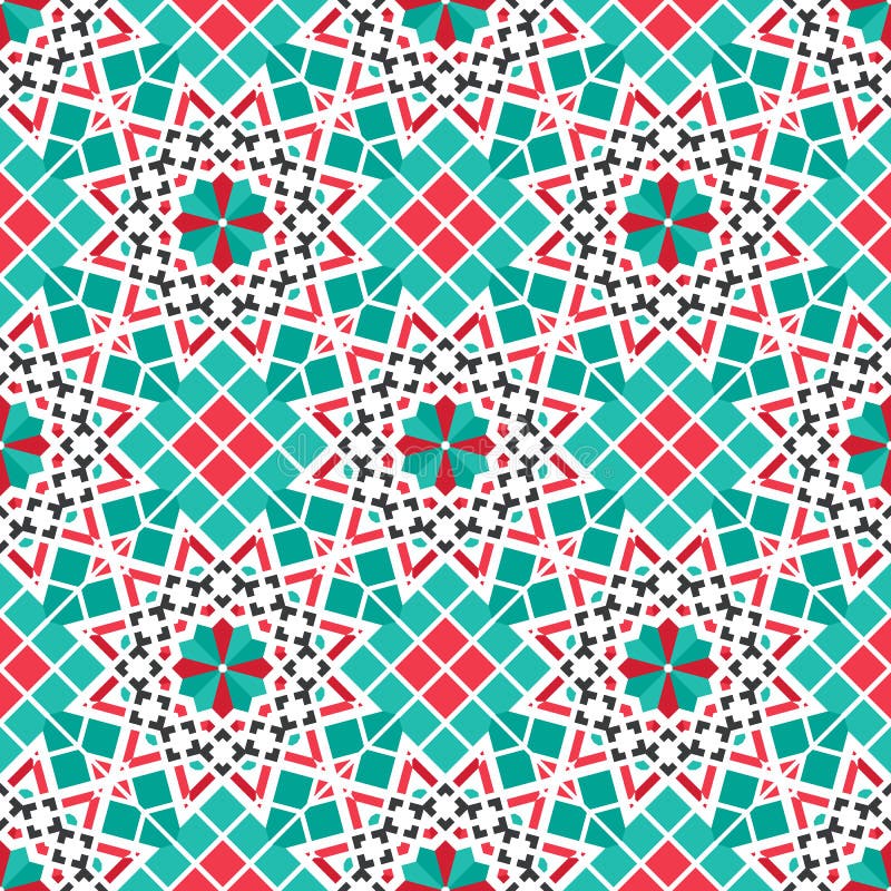 Vector Asian Geometric Pattern Stock Vector - Illustration of asian ...