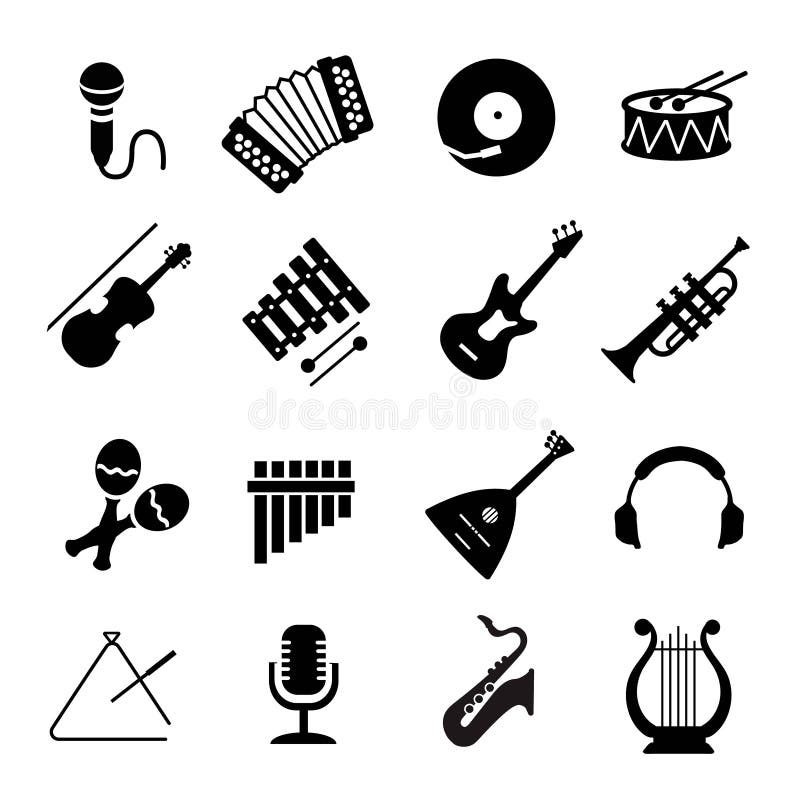 Musical icons stock vector. Illustration of star, music - 5077886 Musical icons stock vector. Illustration of star, music - 5077886