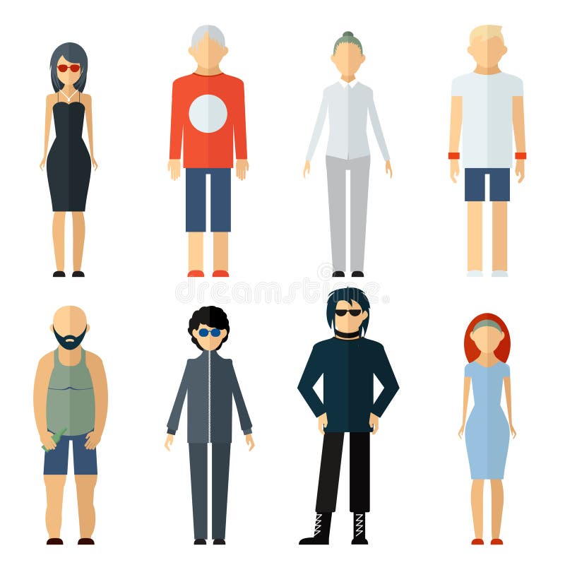 Vector Assorted People on Different Lifestyle Vector Design ...